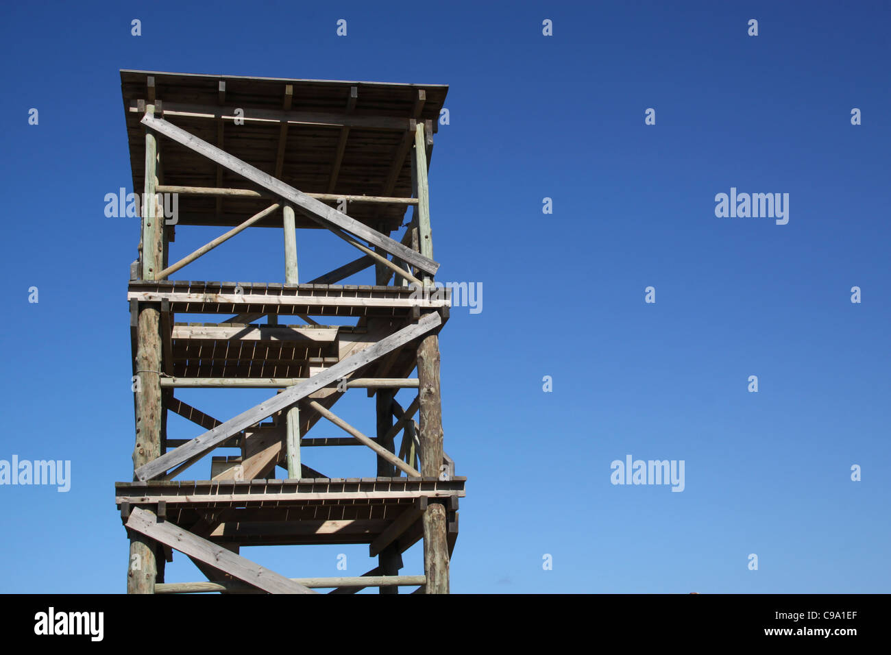Wooden observation platform structure hi-res stock photography and ...