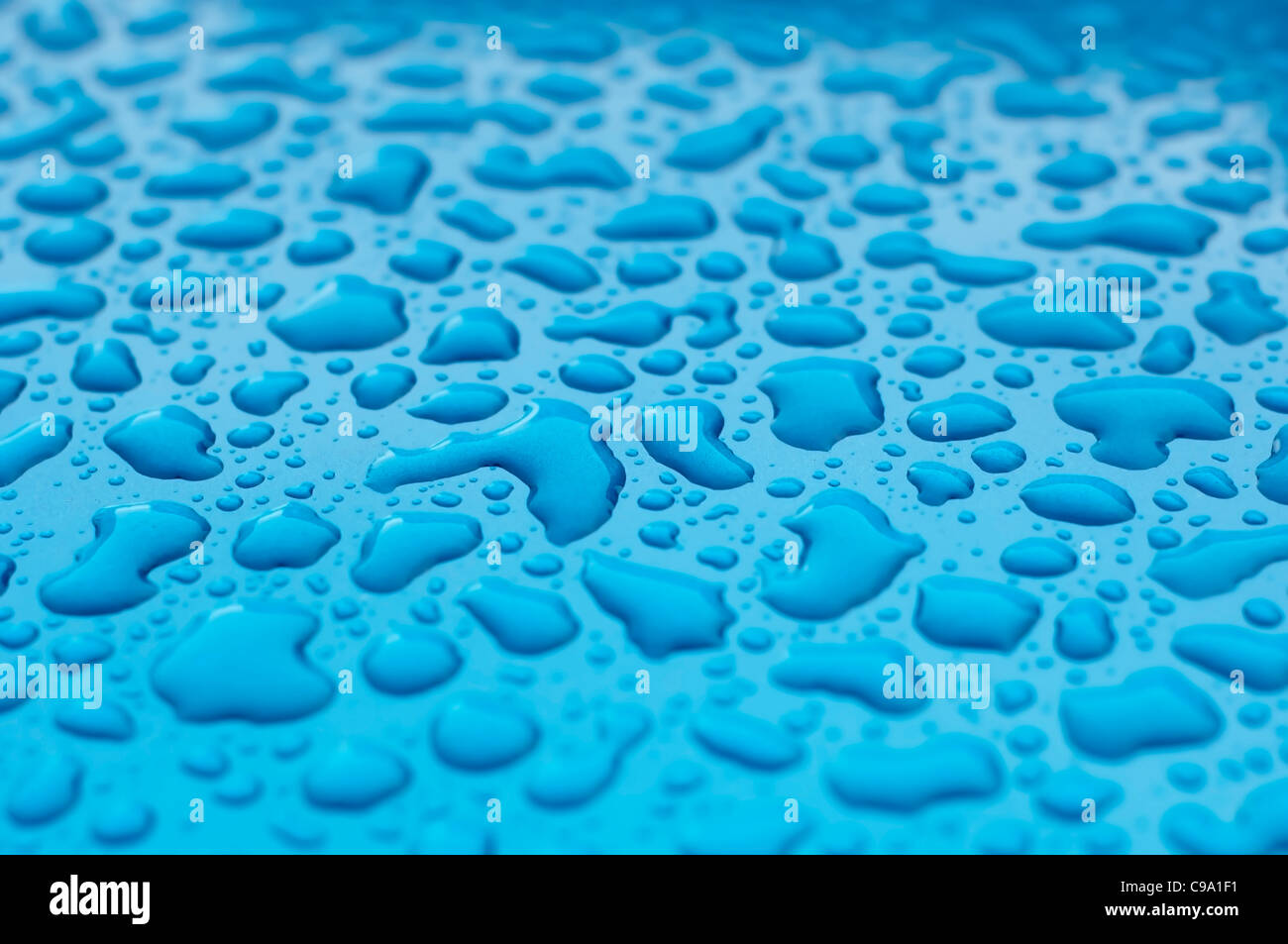 rain drops on car Stock Photo - Alamy