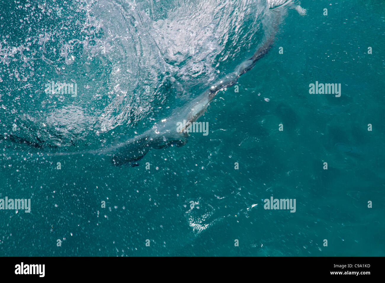 Sea water splash Stock Photo - Alamy