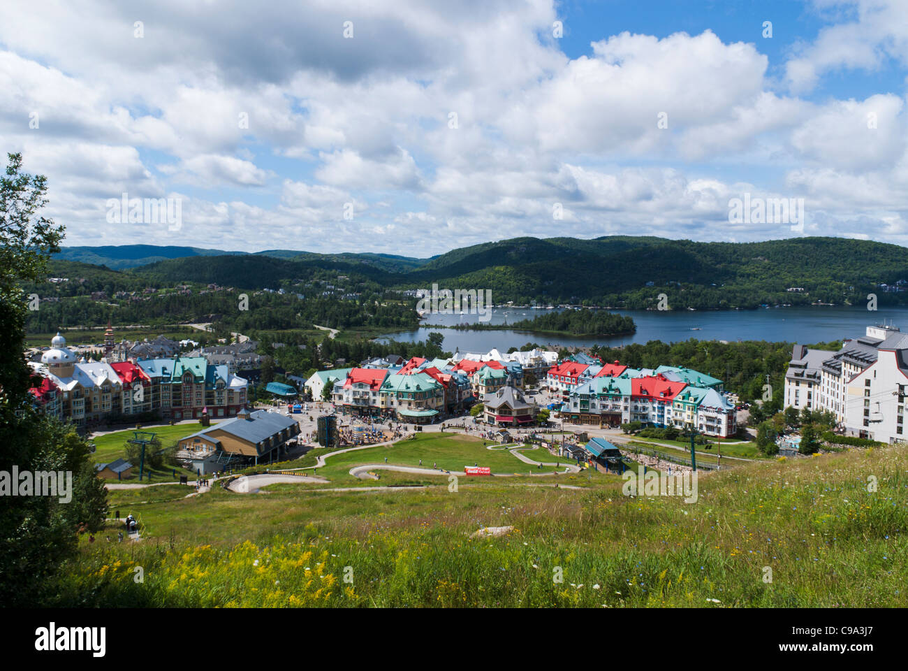 Mont-Tremblant, Quebec, Canada Stock Photo - Alamy