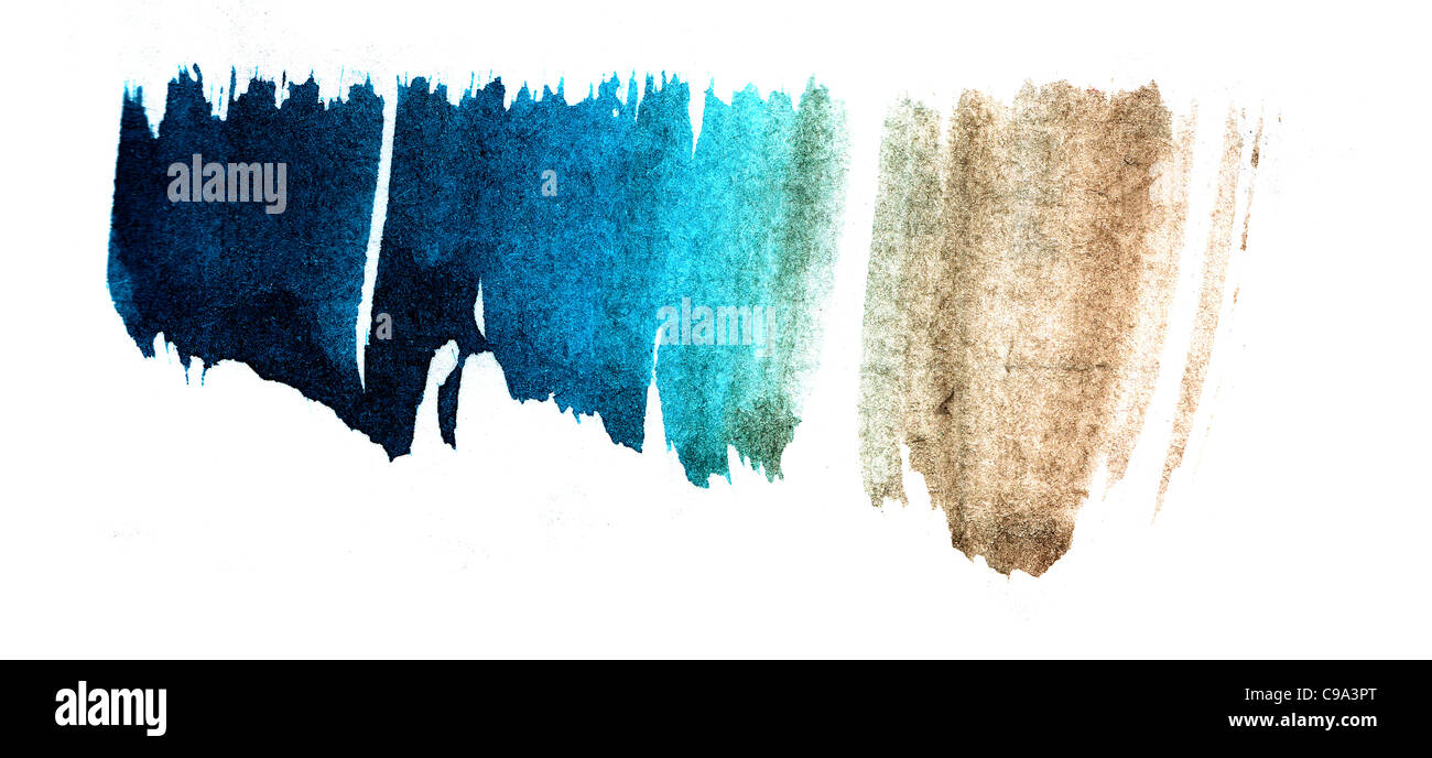 Colorful water color pouring on a paper a background overflowing Stock ...