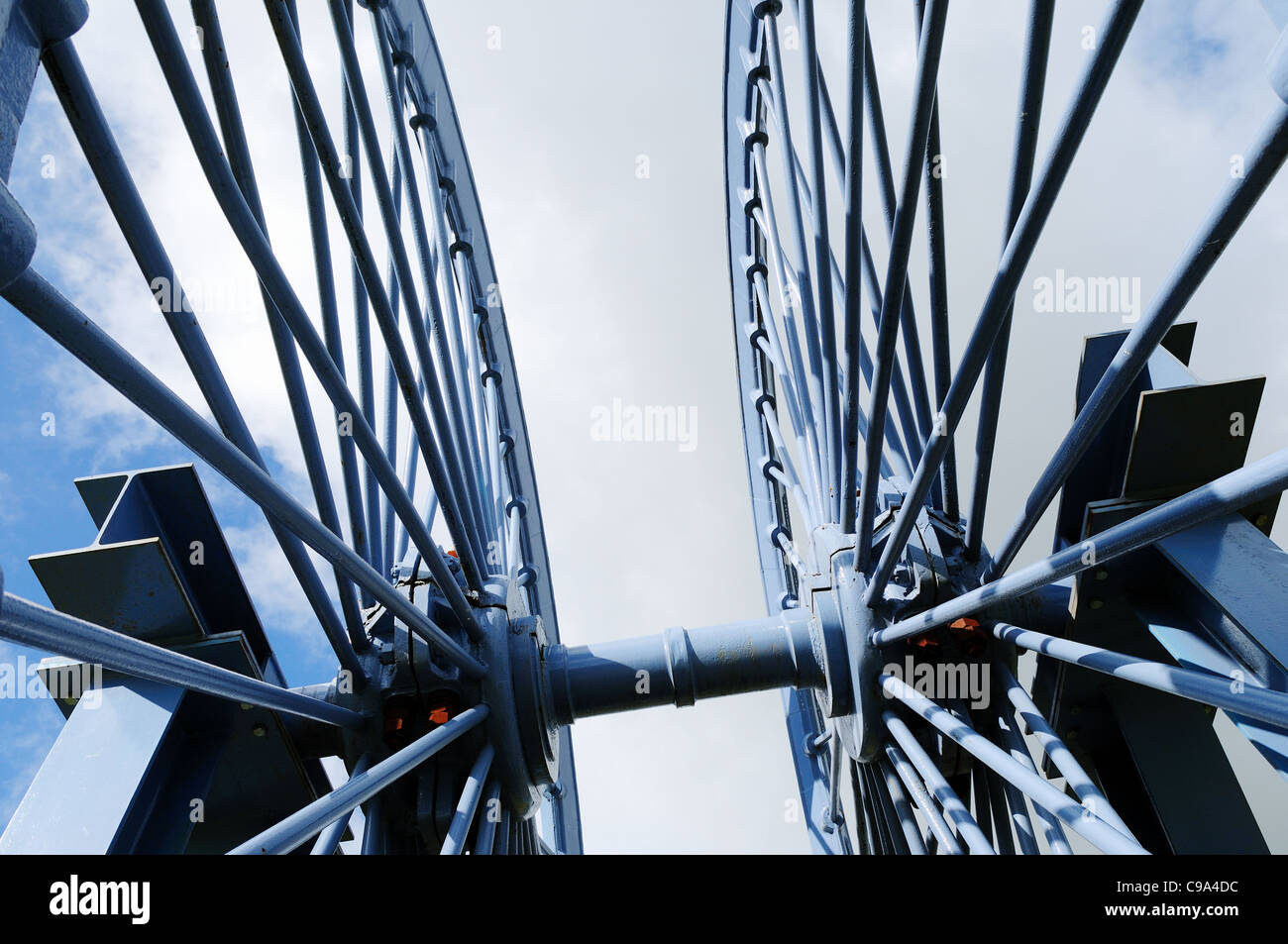 Annesley Colliery Coal Mining Memorial Headstock's.Nottinghamshire ...