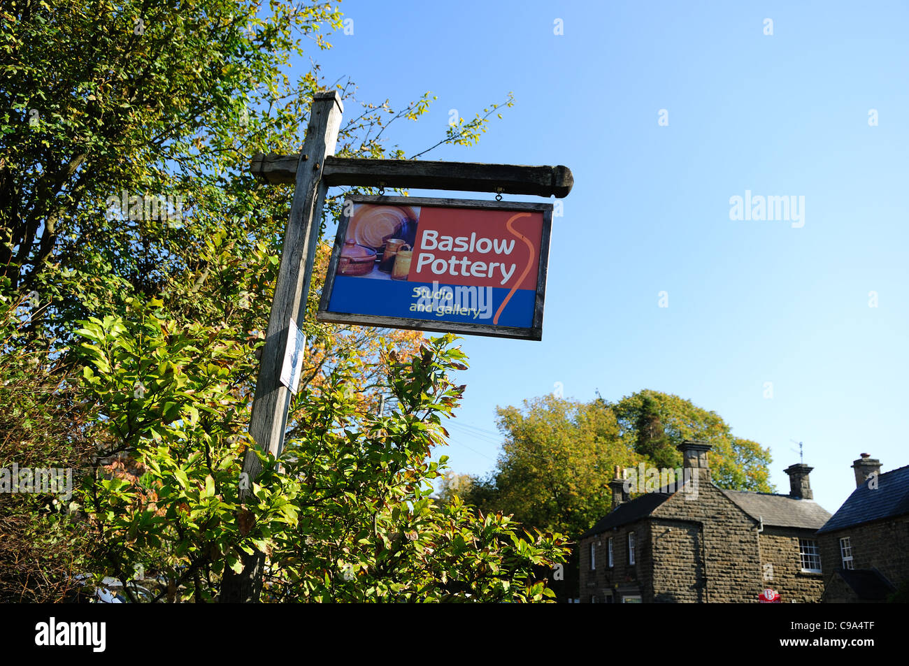 Baslow Pottery .In The Peak District Village Of Baslow Derbyshire ...