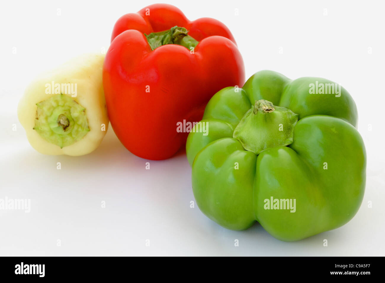 paprika on the white background Stock Photo - Alamy