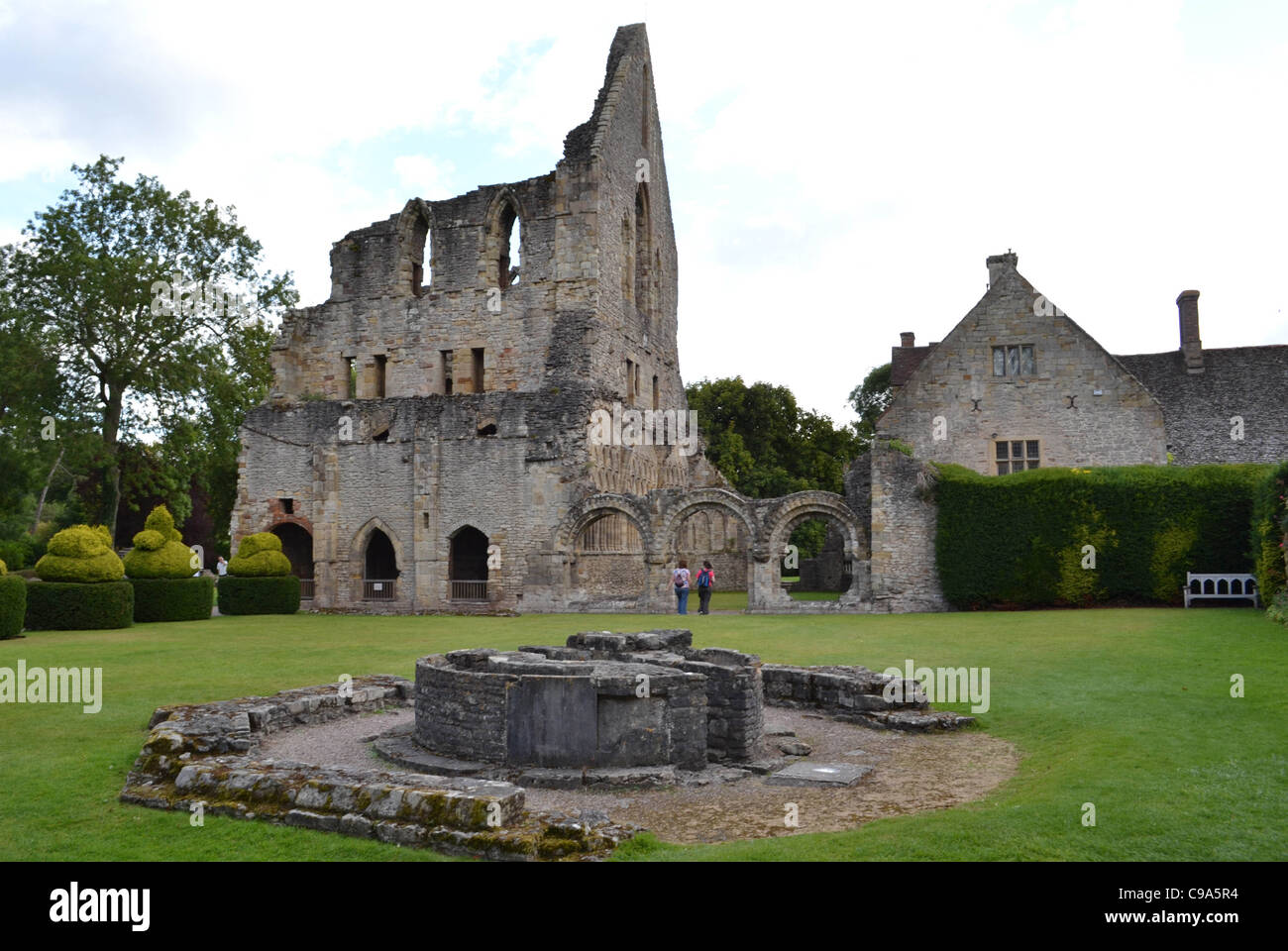 Wenlock Priory ruins Stock Photo - Alamy