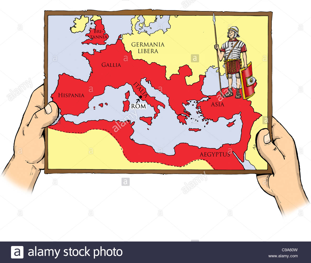 Map Of Ancient Rome Stock Photos & Map Of Ancient Rome Stock Images - Alamy