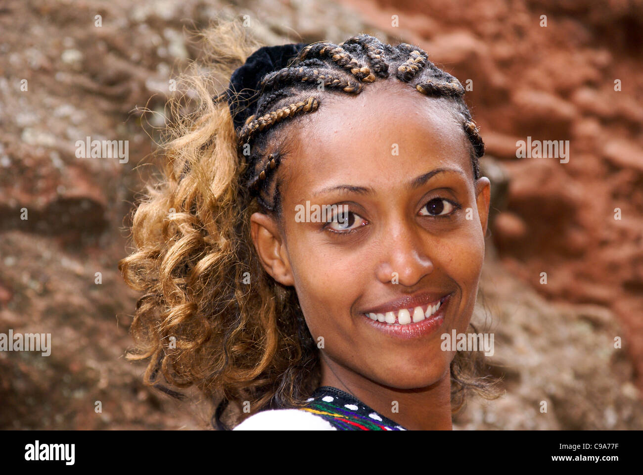 Amhara africa ethiopia girl hi-res stock photography and images - Alamy