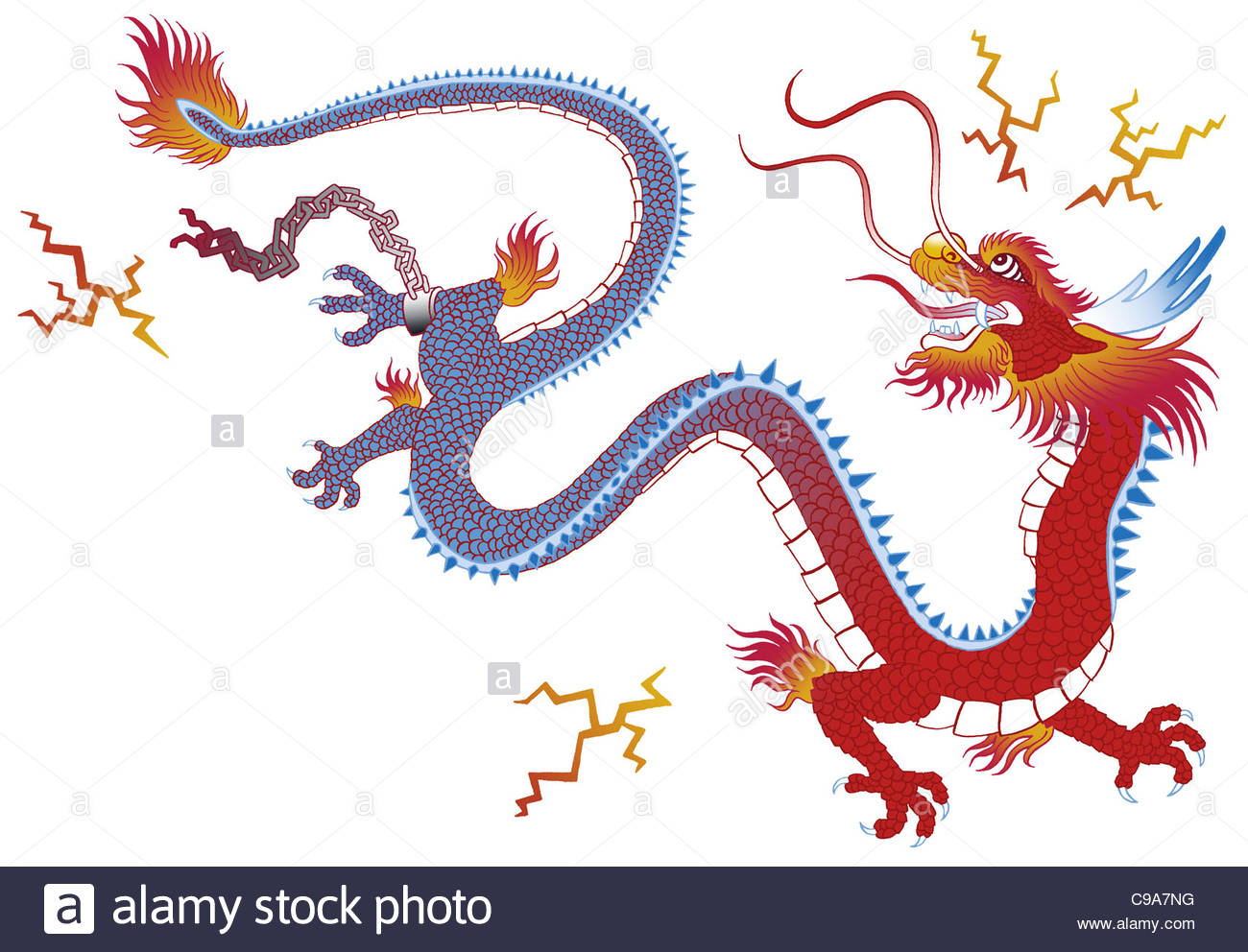 Chinese Dragon Cut Out Stock Images & Pictures - Alamy