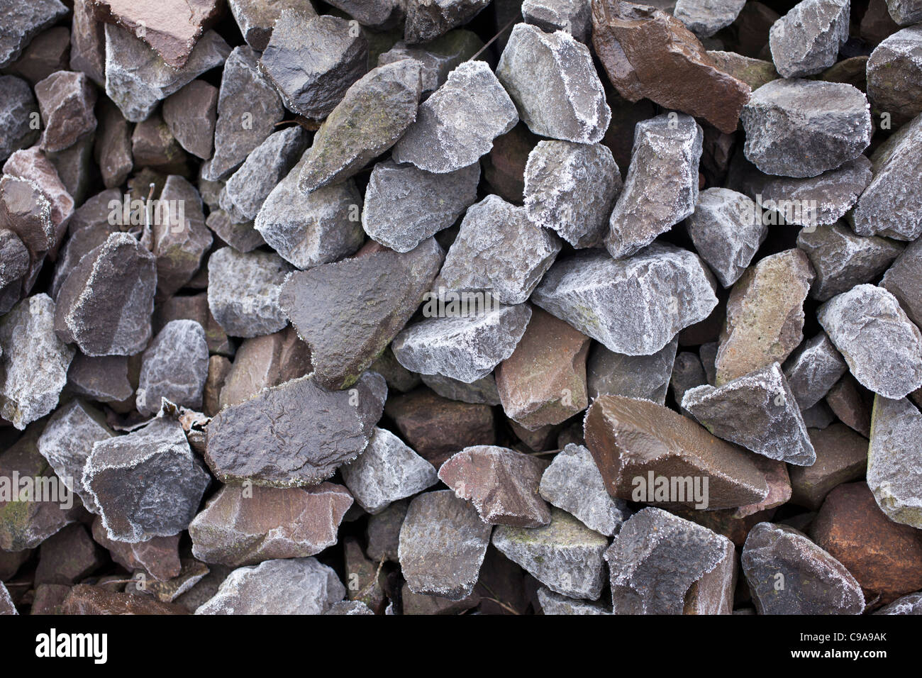 frosted stones for the background Stock Photo - Alamy