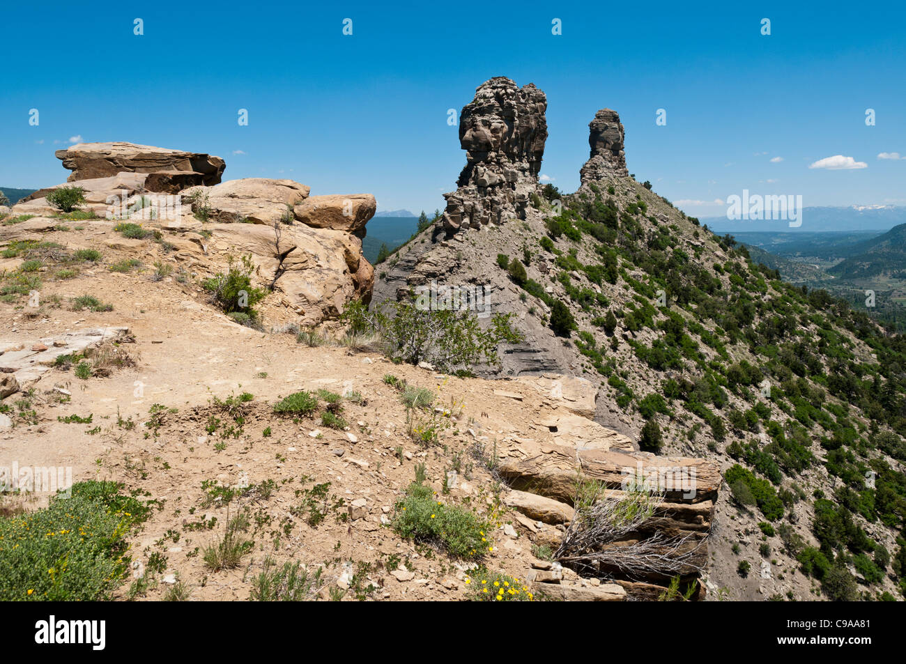 Chimney rock archaeological area hi-res stock photography and images ...