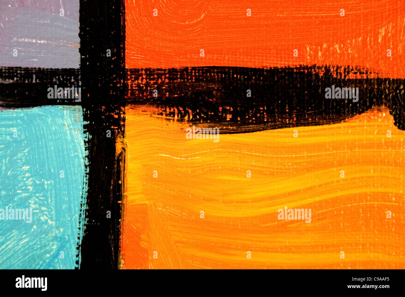 Artist Grid Painting 14 Stock Photo - Alamy