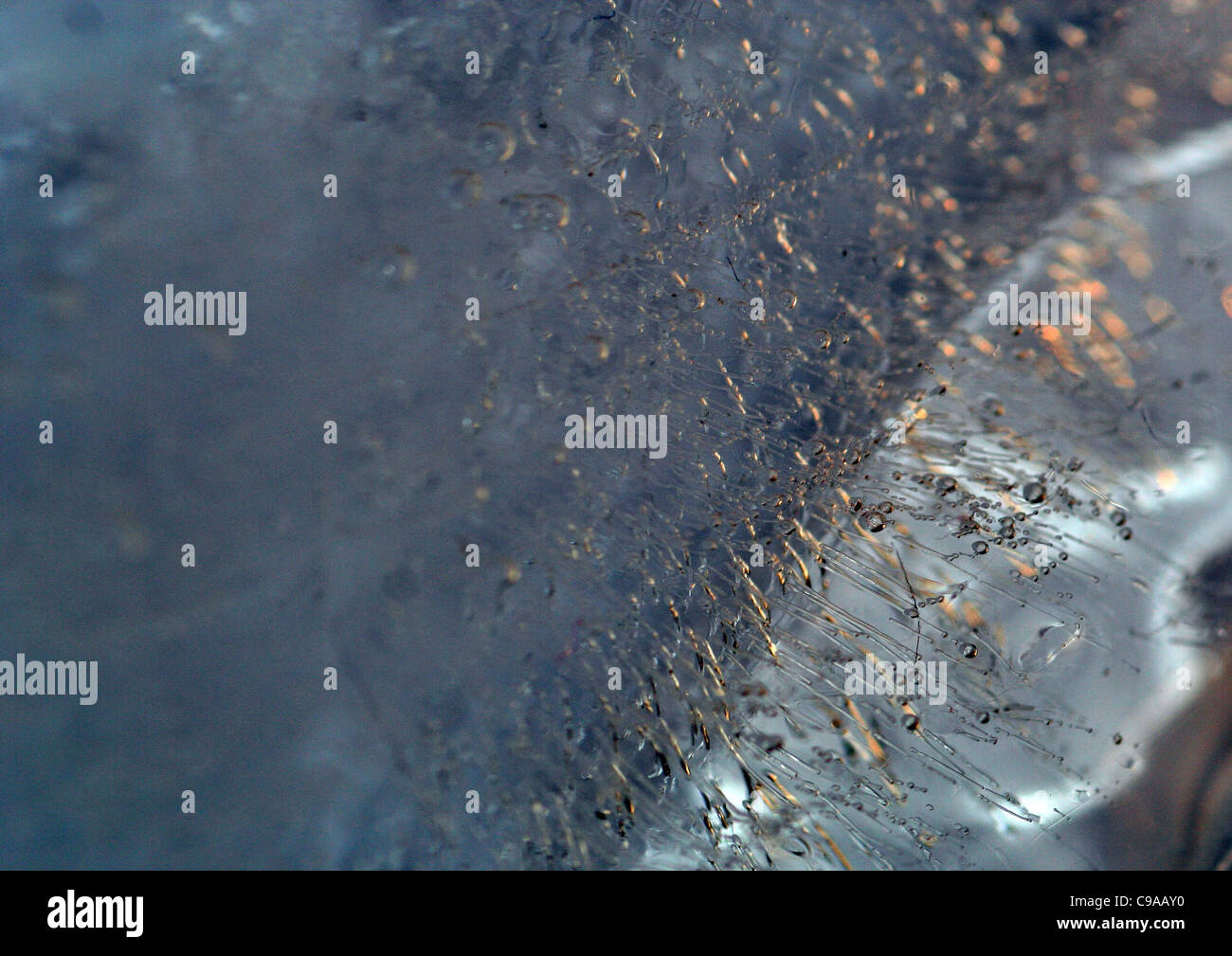Close up of ice Stock Photo - Alamy