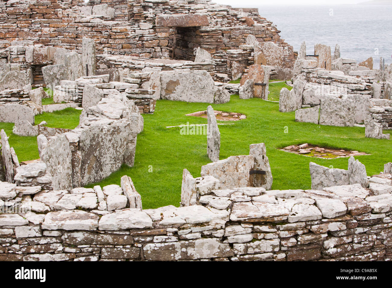 The Broch of Gurness is the best preserved Broch in Orkney, on mainland ...