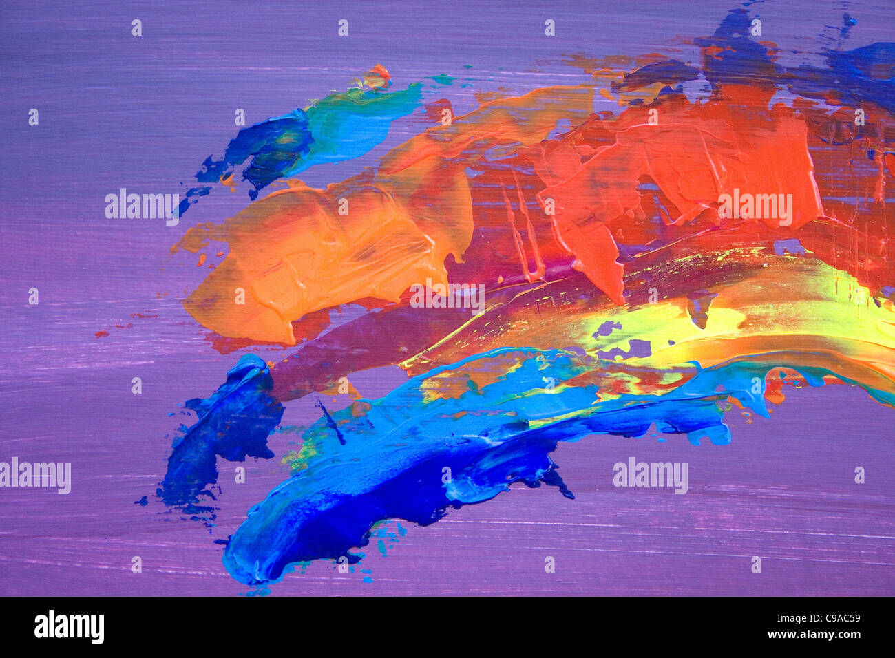 Purple Smears #1 Stock Photo - Alamy