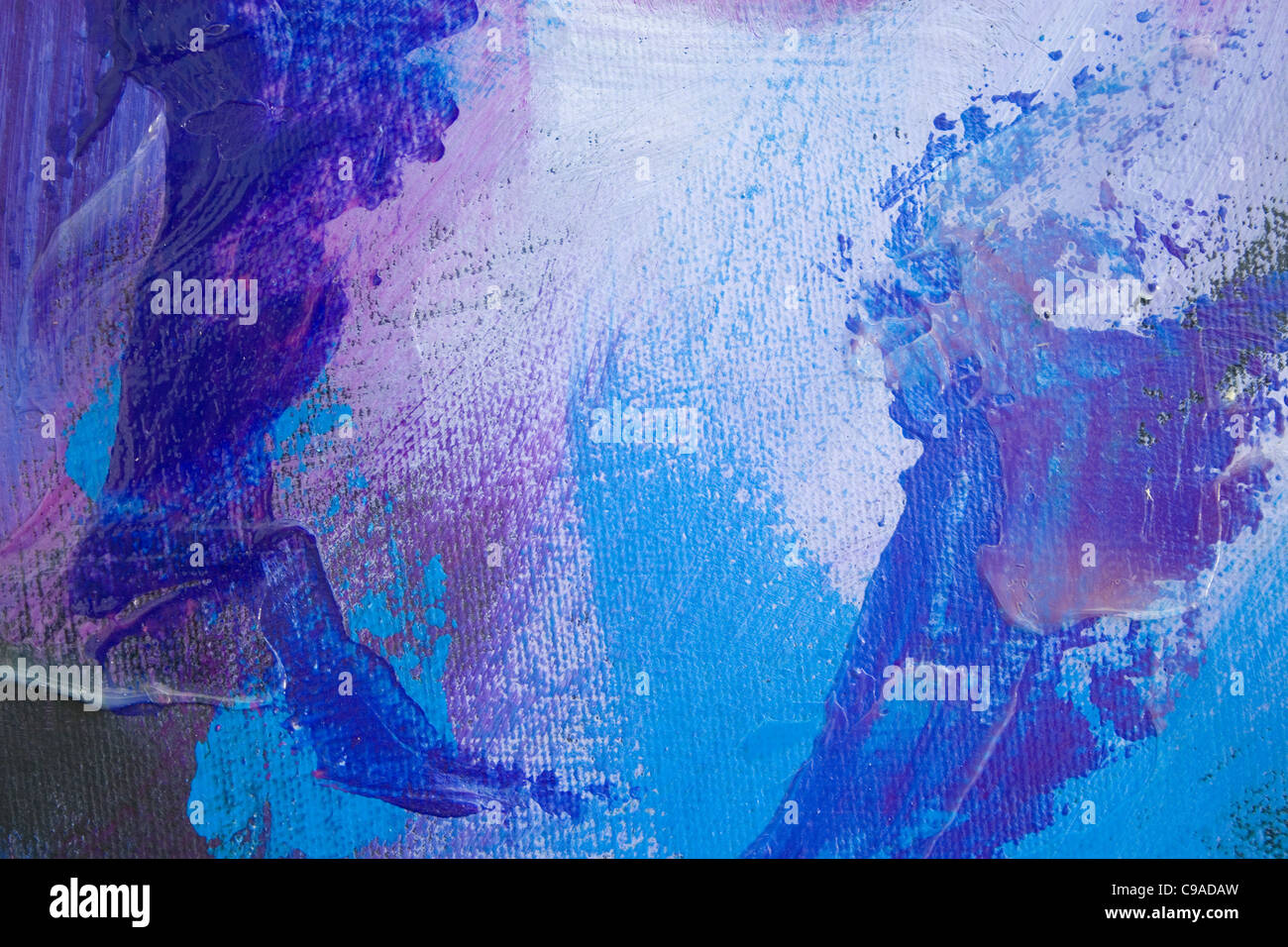 Blue Paint #2 Stock Photo - Alamy