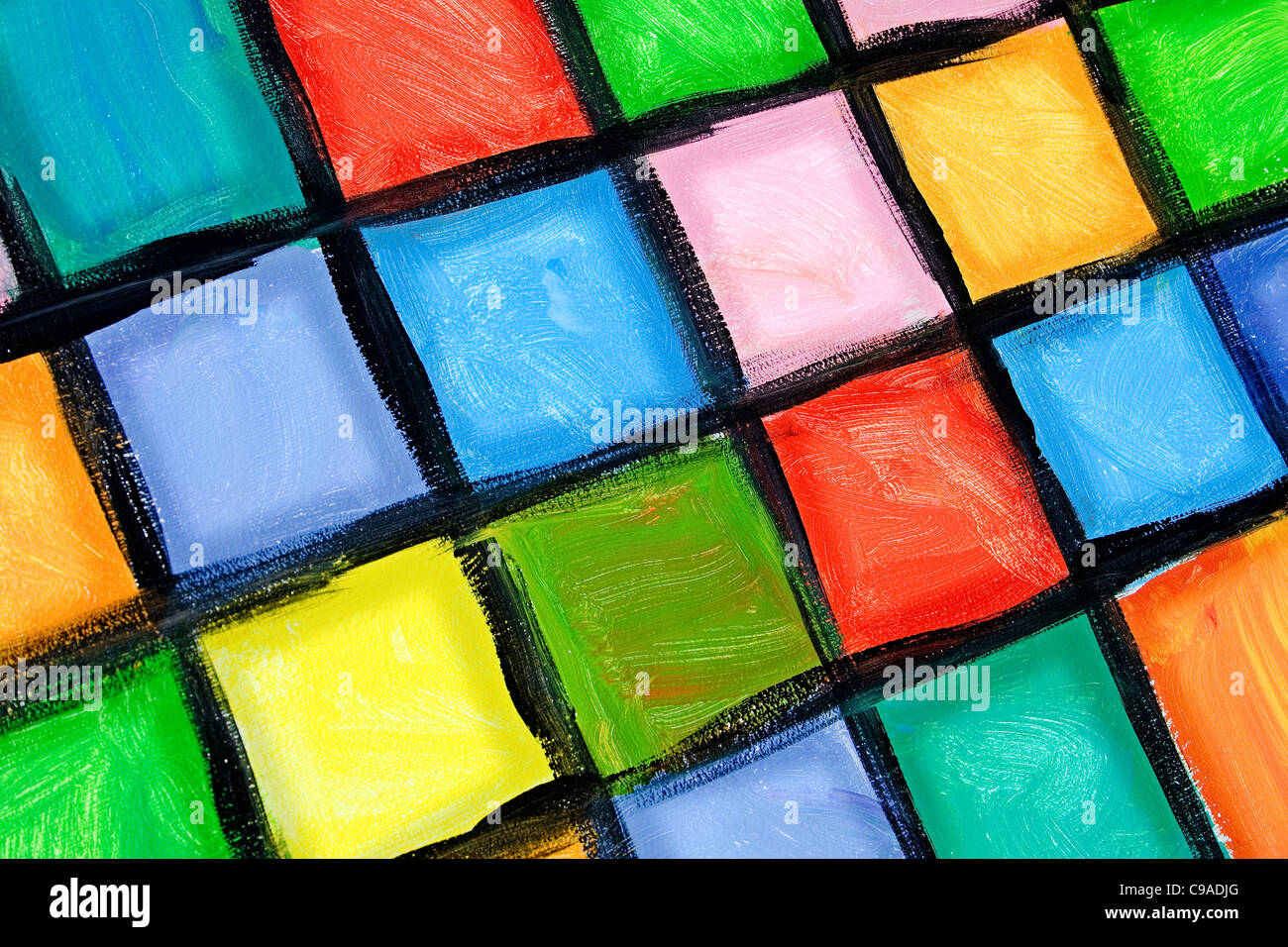 Color Grid #1 Stock Photo - Alamy
