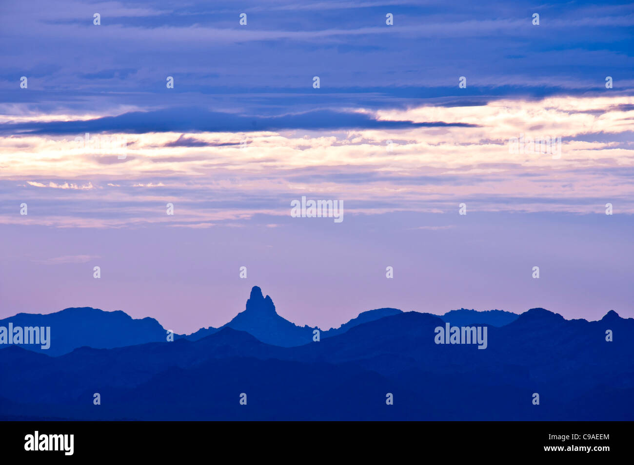 This famous rock spire is out in the Superstition Mountains Stock Photo ...