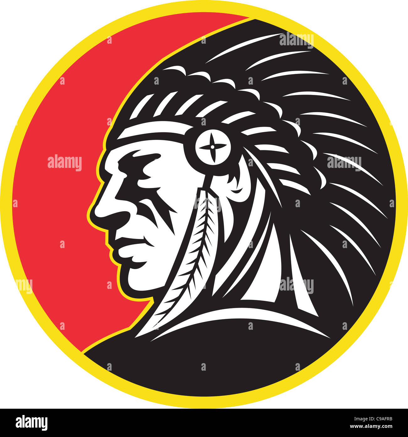 Native american indian chief hi-res stock photography and images - Alamy