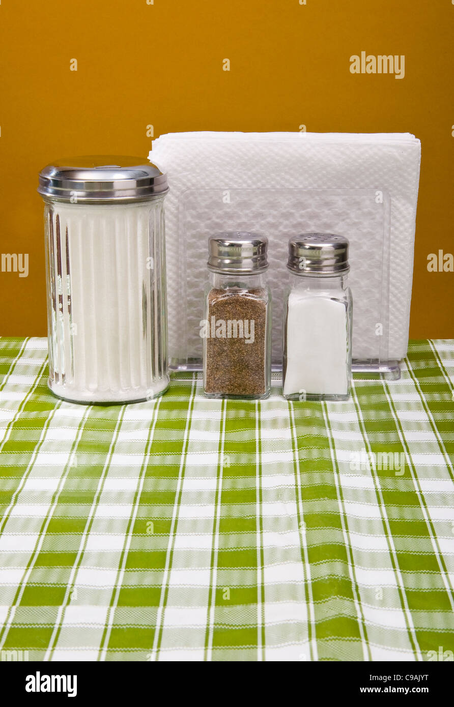 Diner Table-top Tools Stock Photo - Alamy