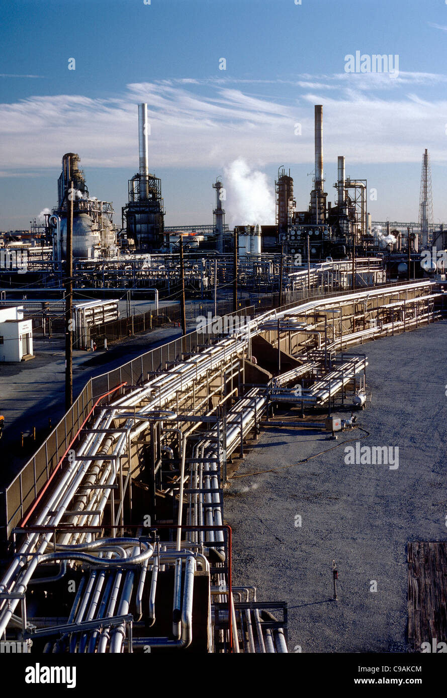 Oil Refinery, Philadelphia, Pennsylvania Stock Photo - Alamy