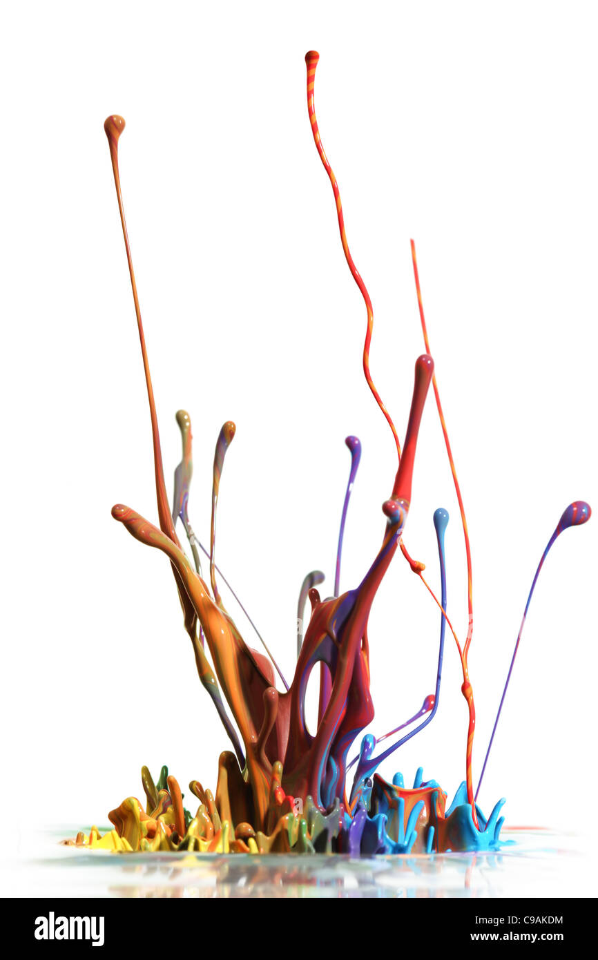 Drop white paint hi-res stock photography and images - Alamy