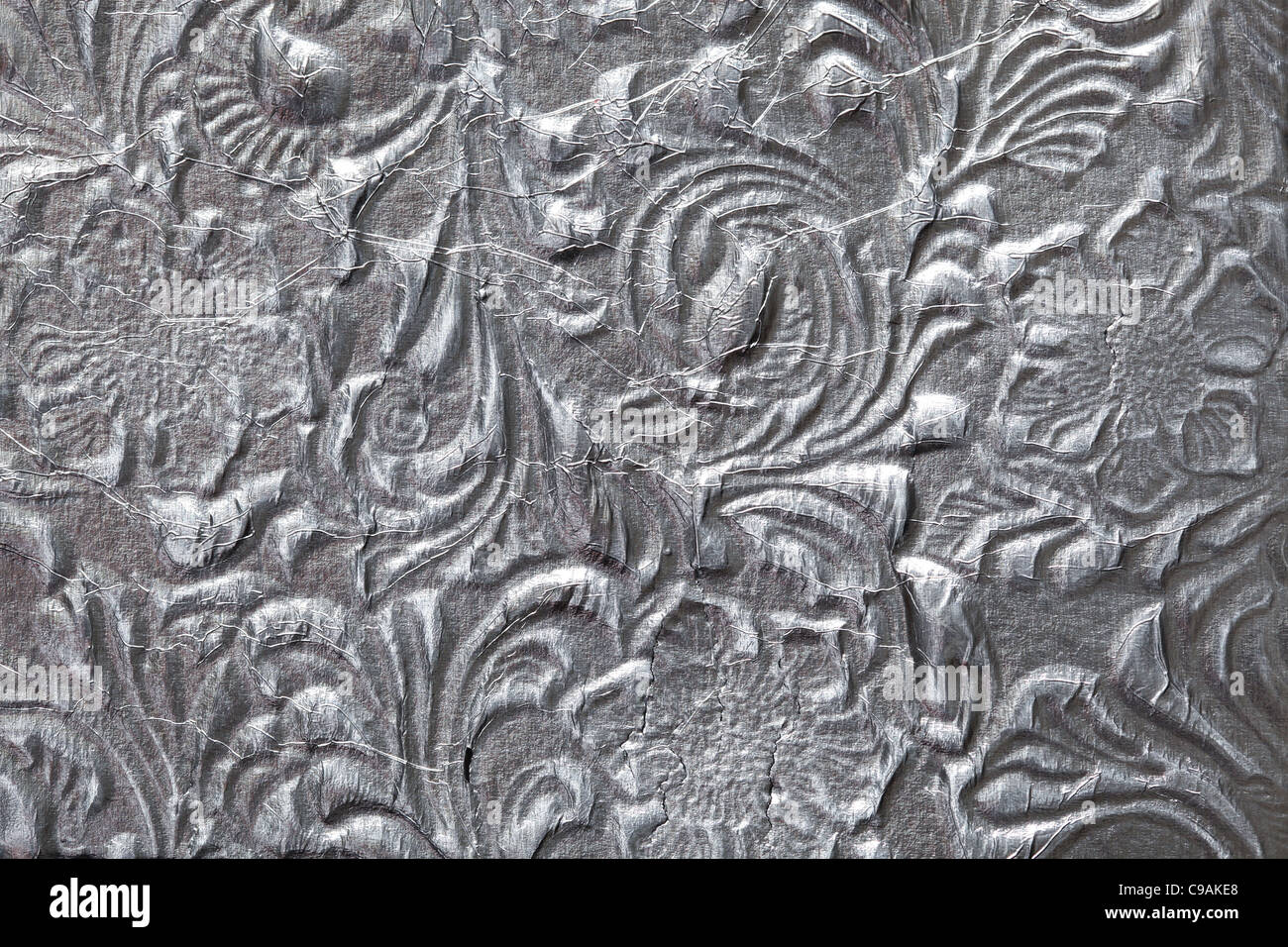 Vintage floral metal plate hi-res stock photography and images - Alamy