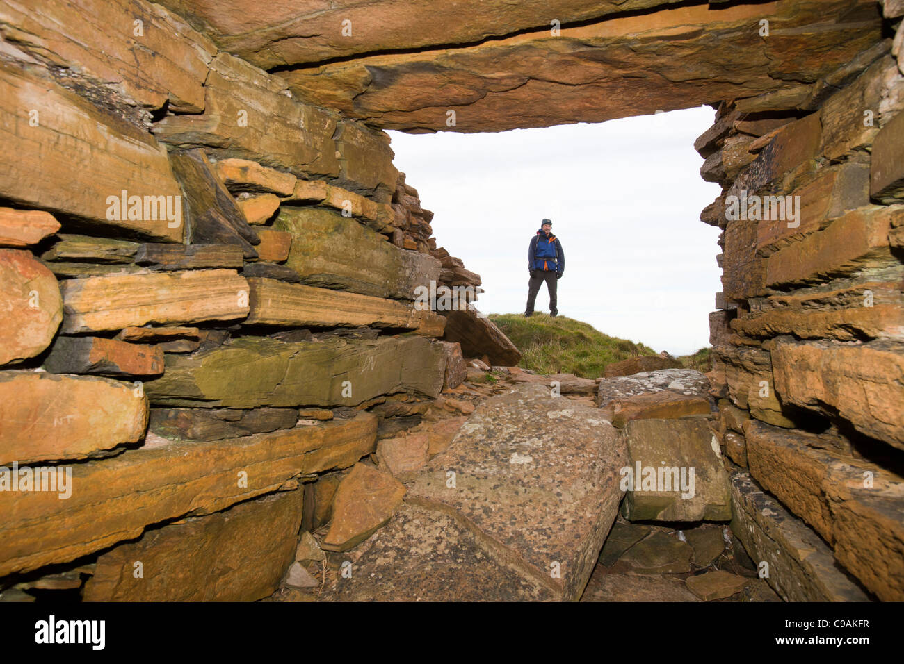 The Broch of Borwick on the west coast of Mainland Orkney, Scotland, UK ...