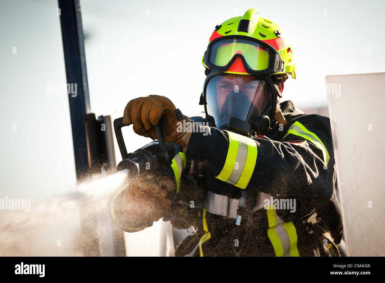 Firefighting firehose hi-res stock photography and images - Alamy