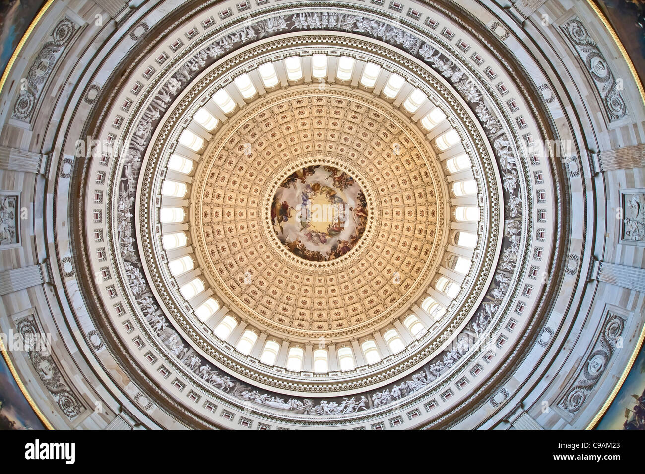 dome in the us capitol building, washington d.c Stock Photo - Alamy