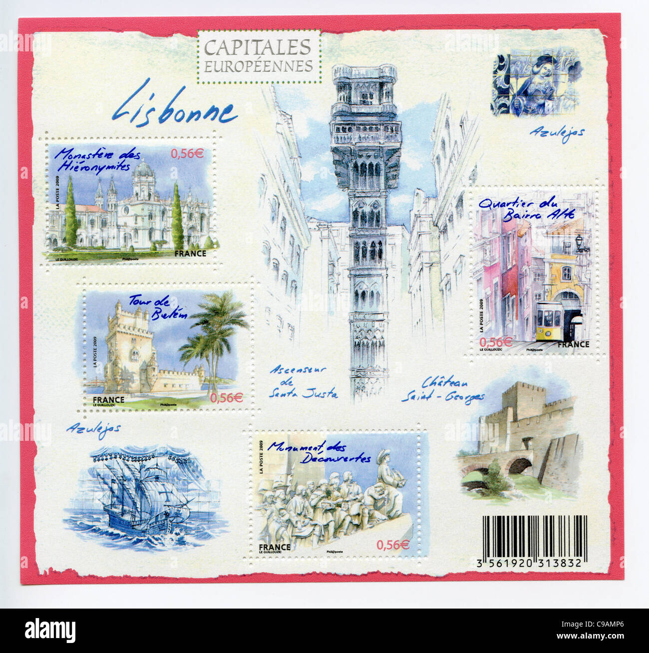 Stamp postage portugal hi-res stock photography and images - Alamy