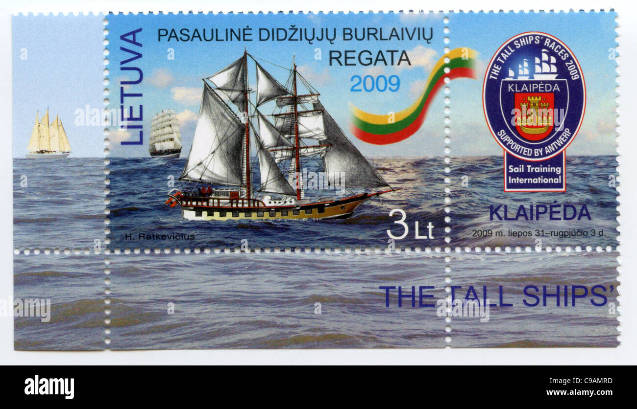 Lithuania postage stamp Stock Photo - Alamy
