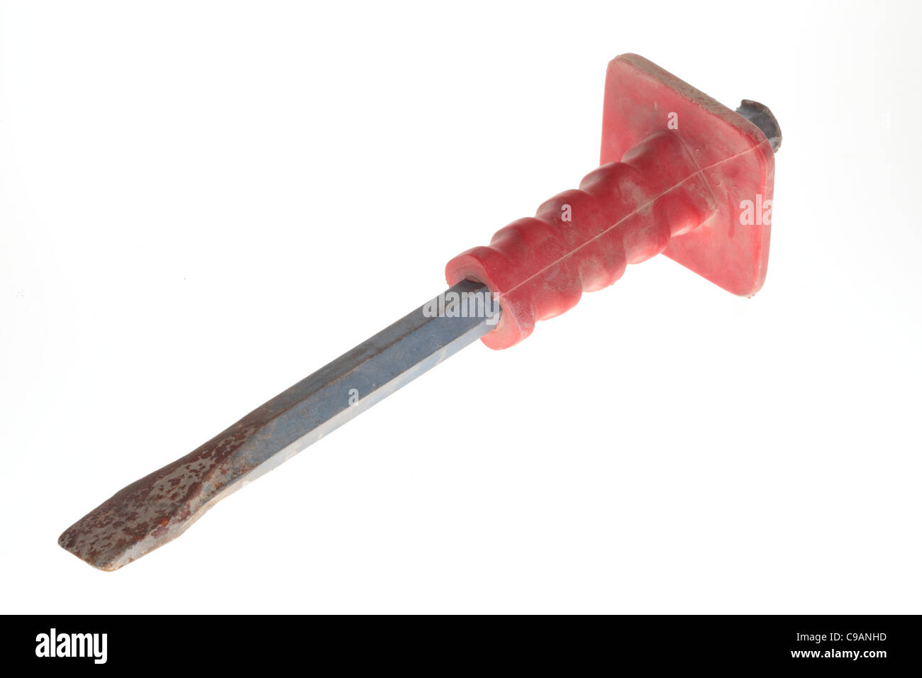 Old chisel isolated on white Stock Photo - Alamy
