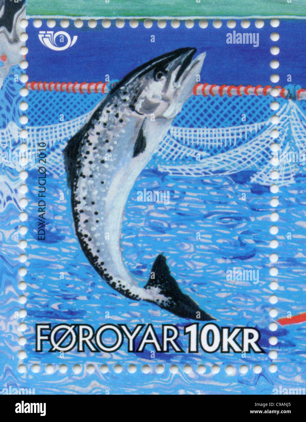 Faroe Island postage stamp Stock Photo - Alamy