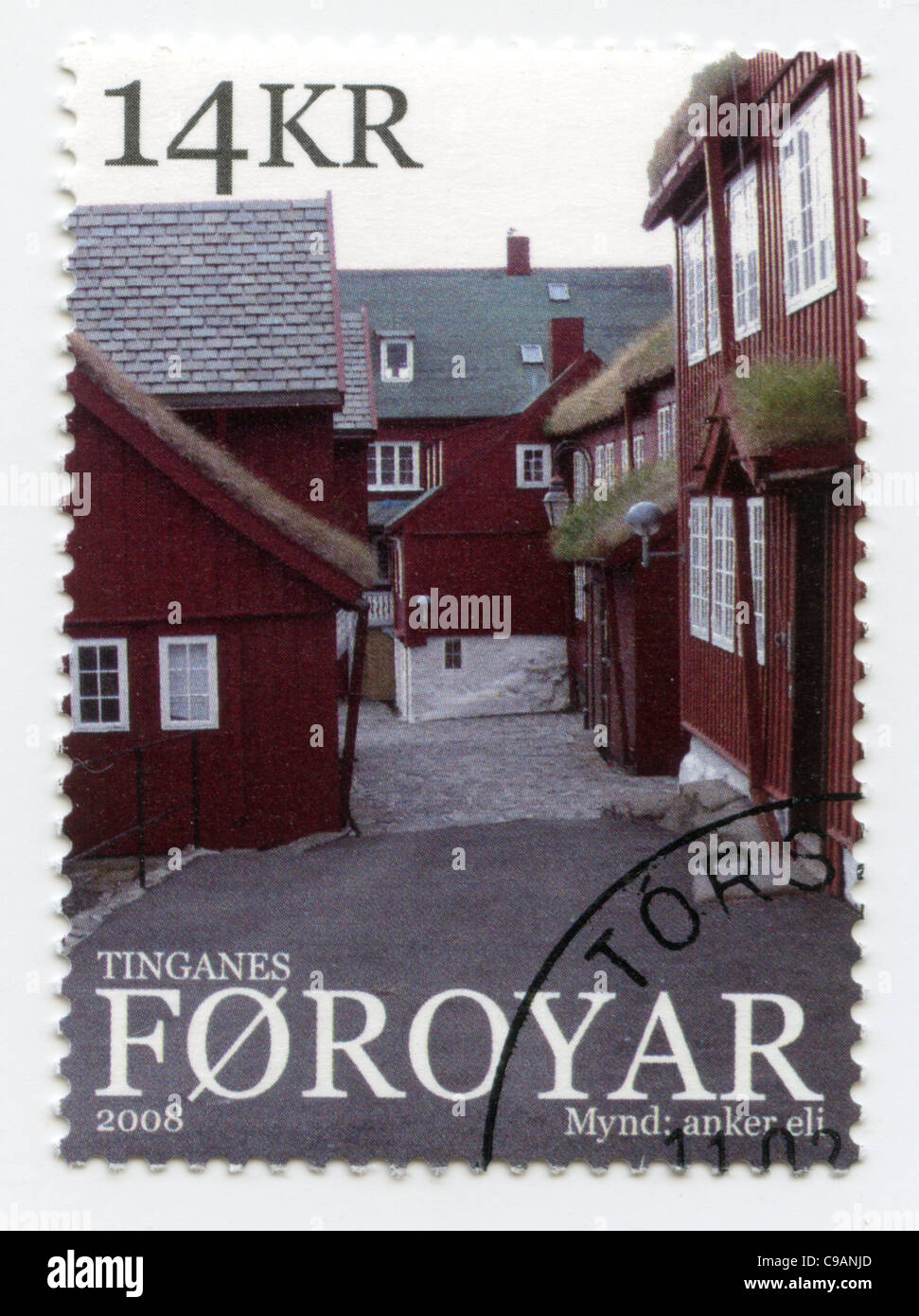 Faroe Island postage stamp Stock Photo - Alamy