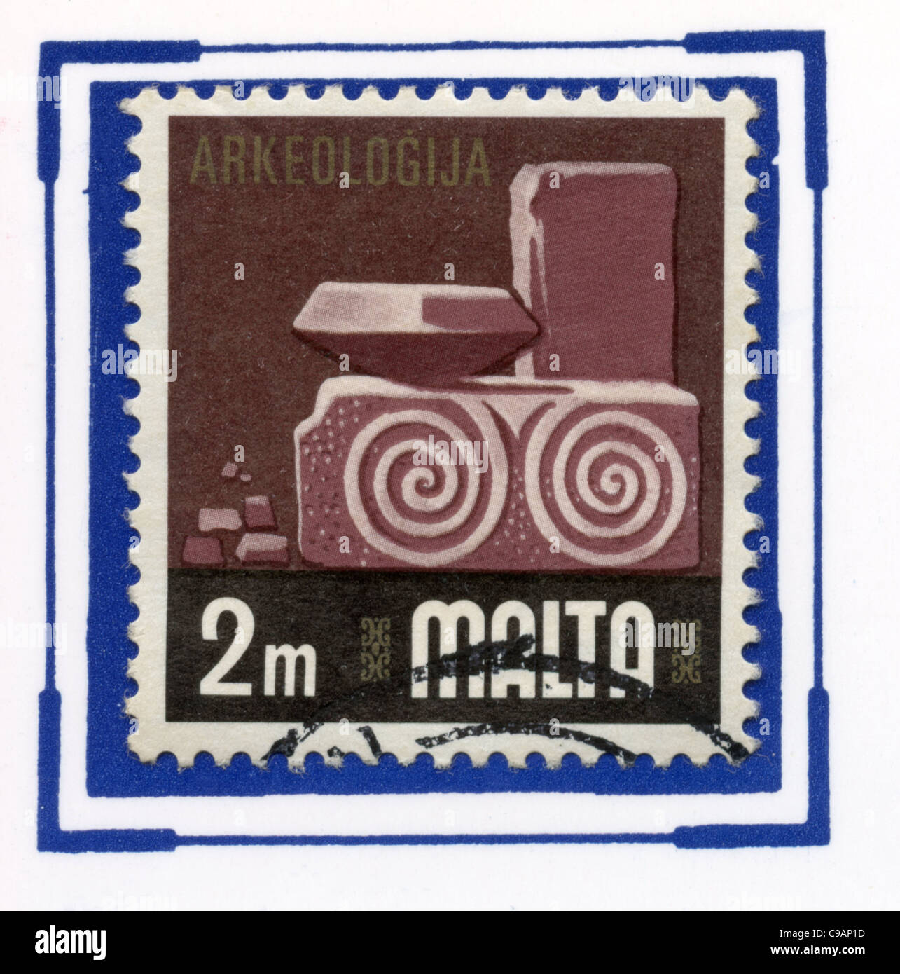 Malta postage stamp Cut Out Stock Images & Pictures - Alamy