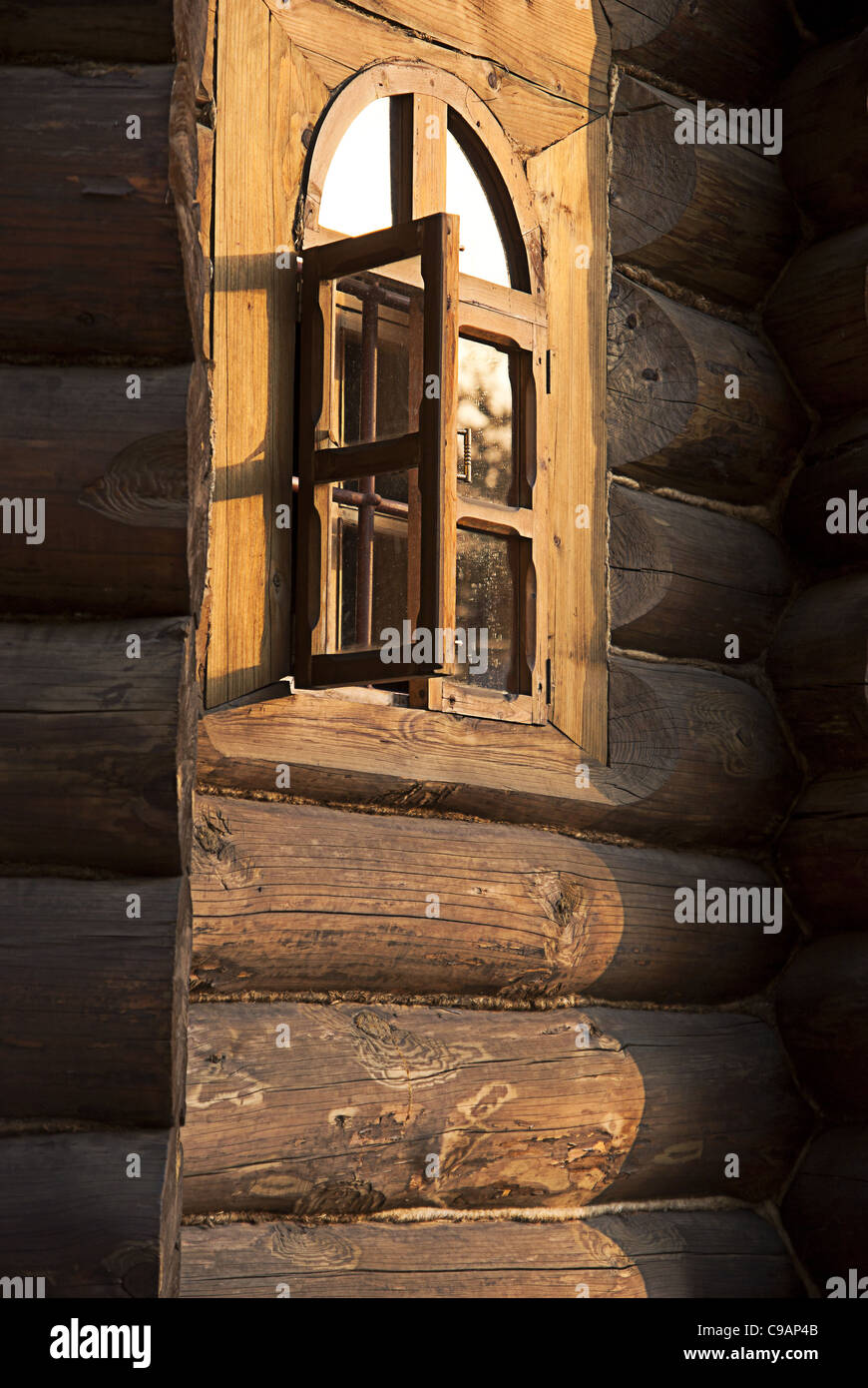 Traditional russian window from hi-res stock photography and images - Alamy