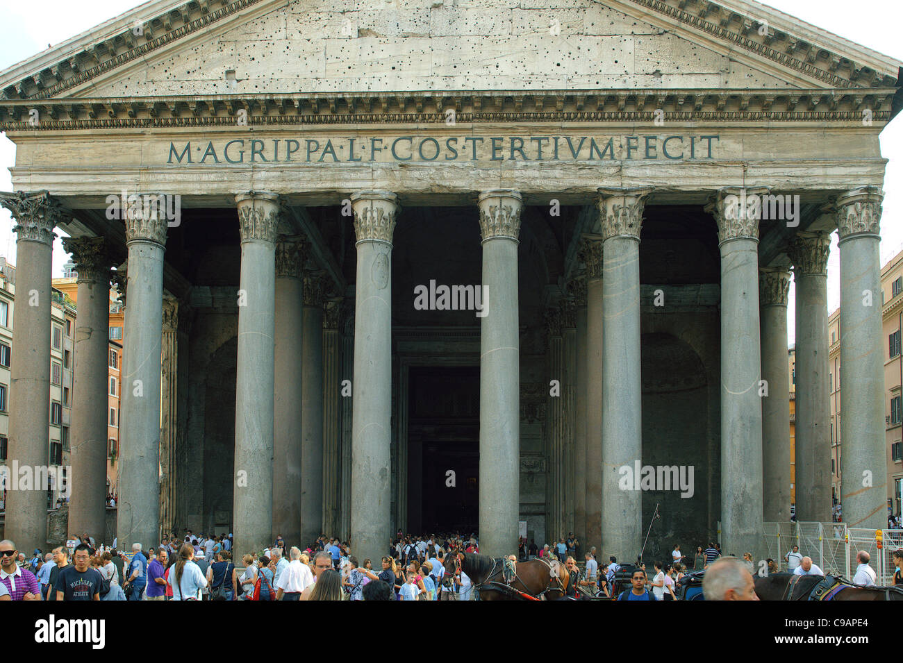 Pantheon Rome Italy Marcus Agrippa s foundation Stock Photo - Alamy