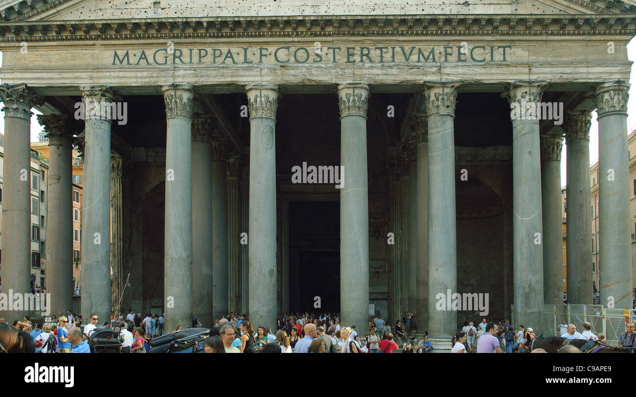 Pantheon Rome Italy Marcus Agrippa s foundation Stock Photo - Alamy