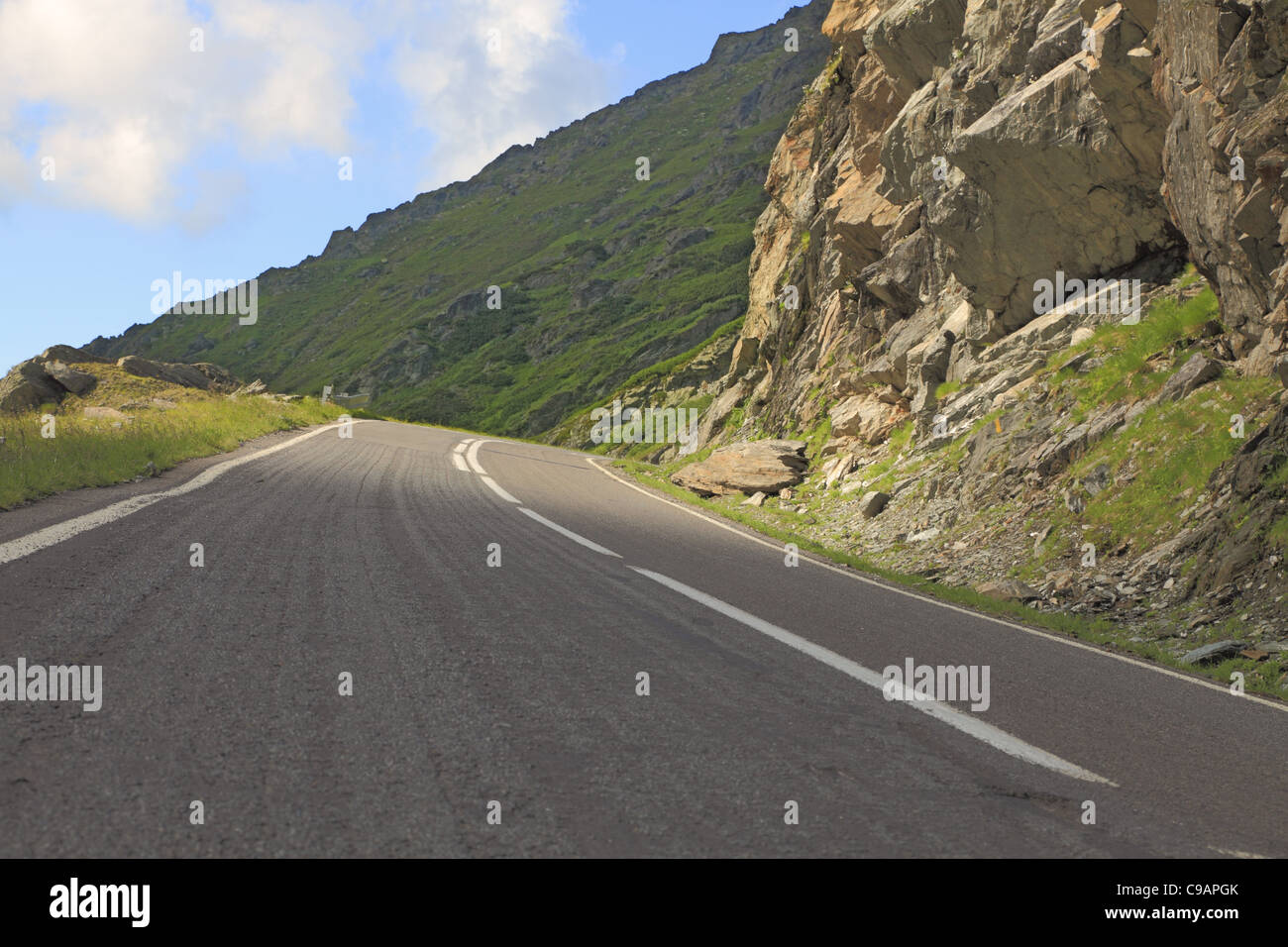 Image of high altitude road Stock Photo - Alamy