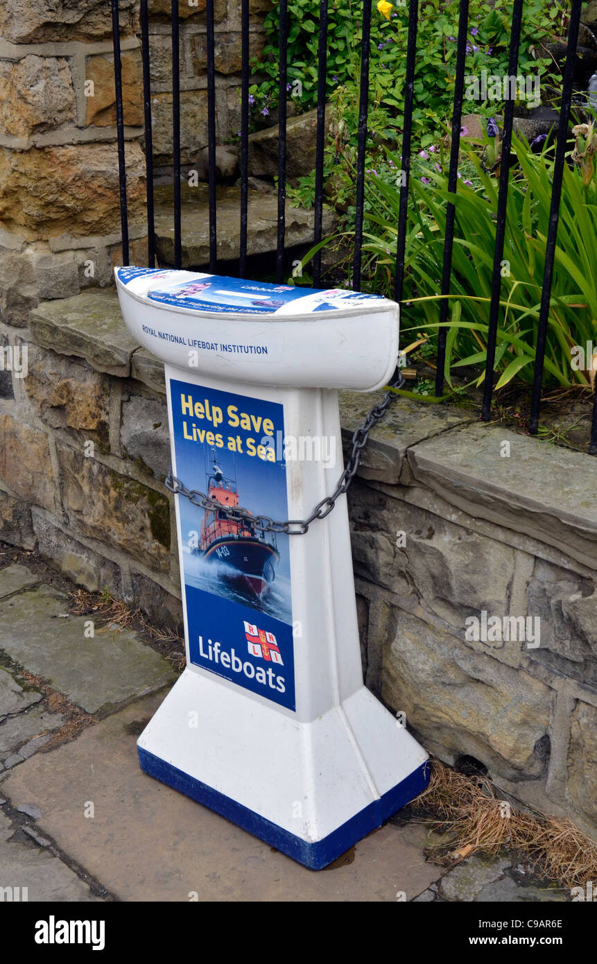 Lifeboat collection box hi-res stock photography and images - Alamy