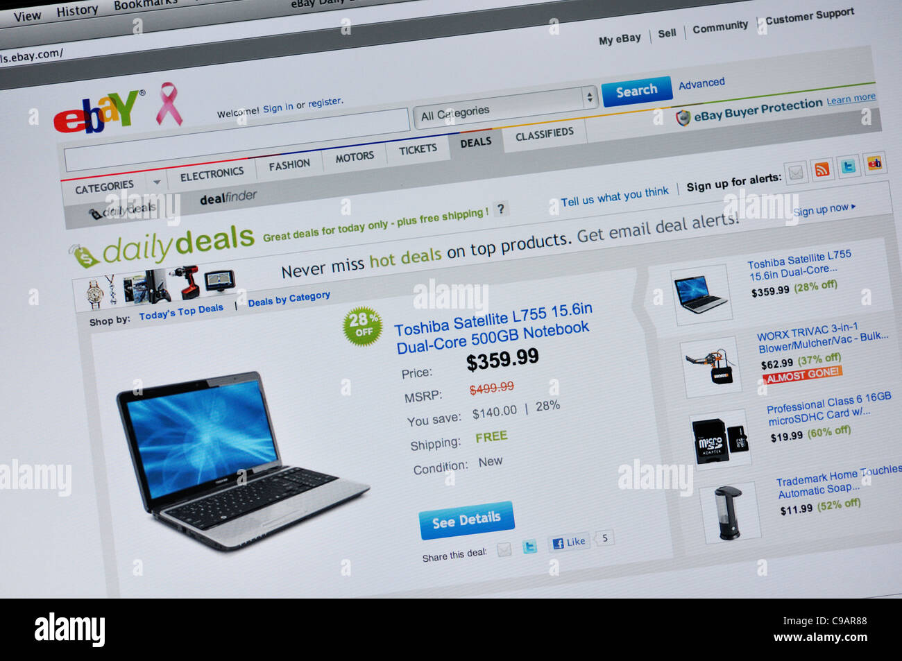 Ebay auctions hi-res stock photography and images - Alamy