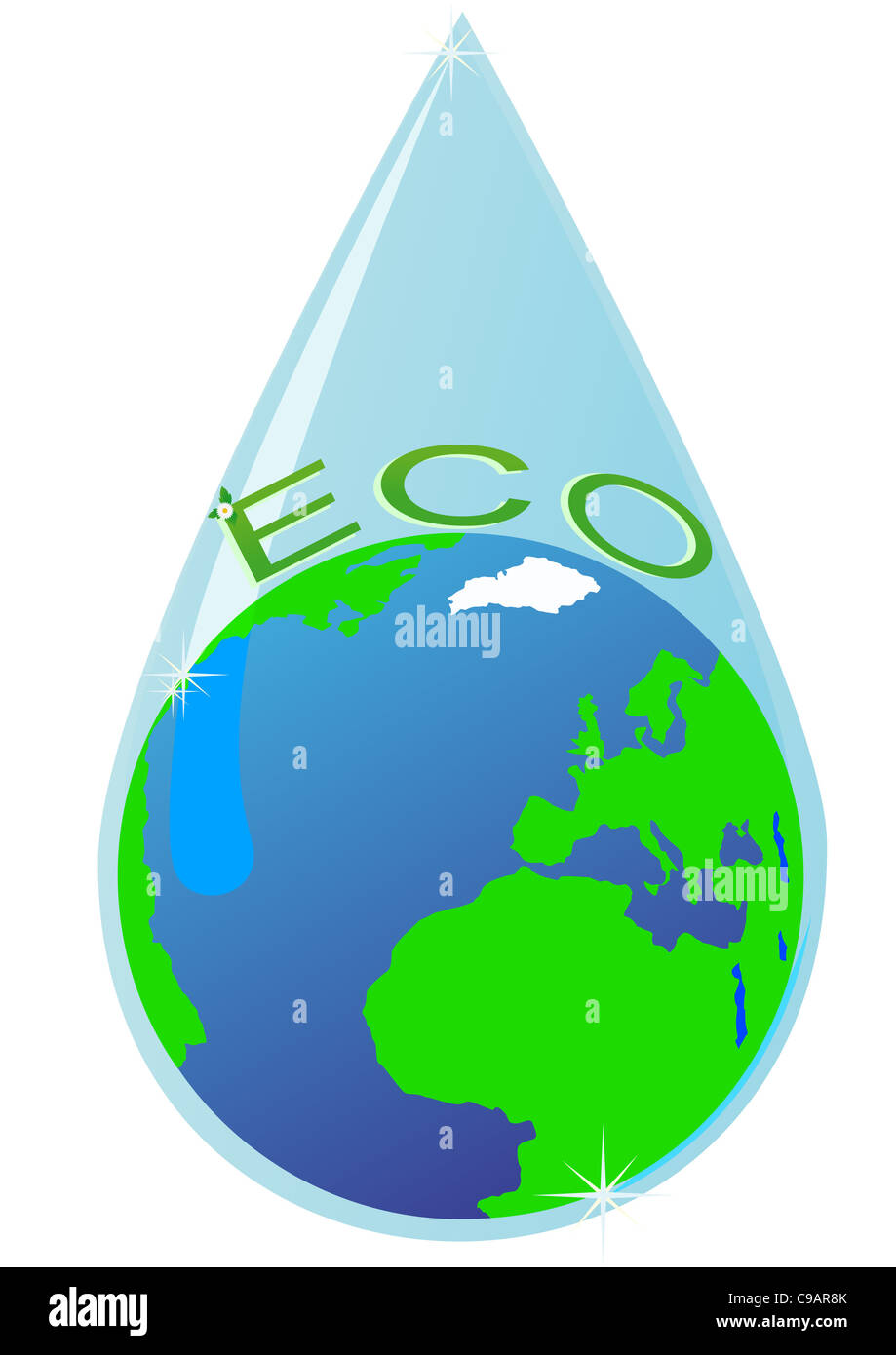 A drop of pure water Stock Photo - Alamy