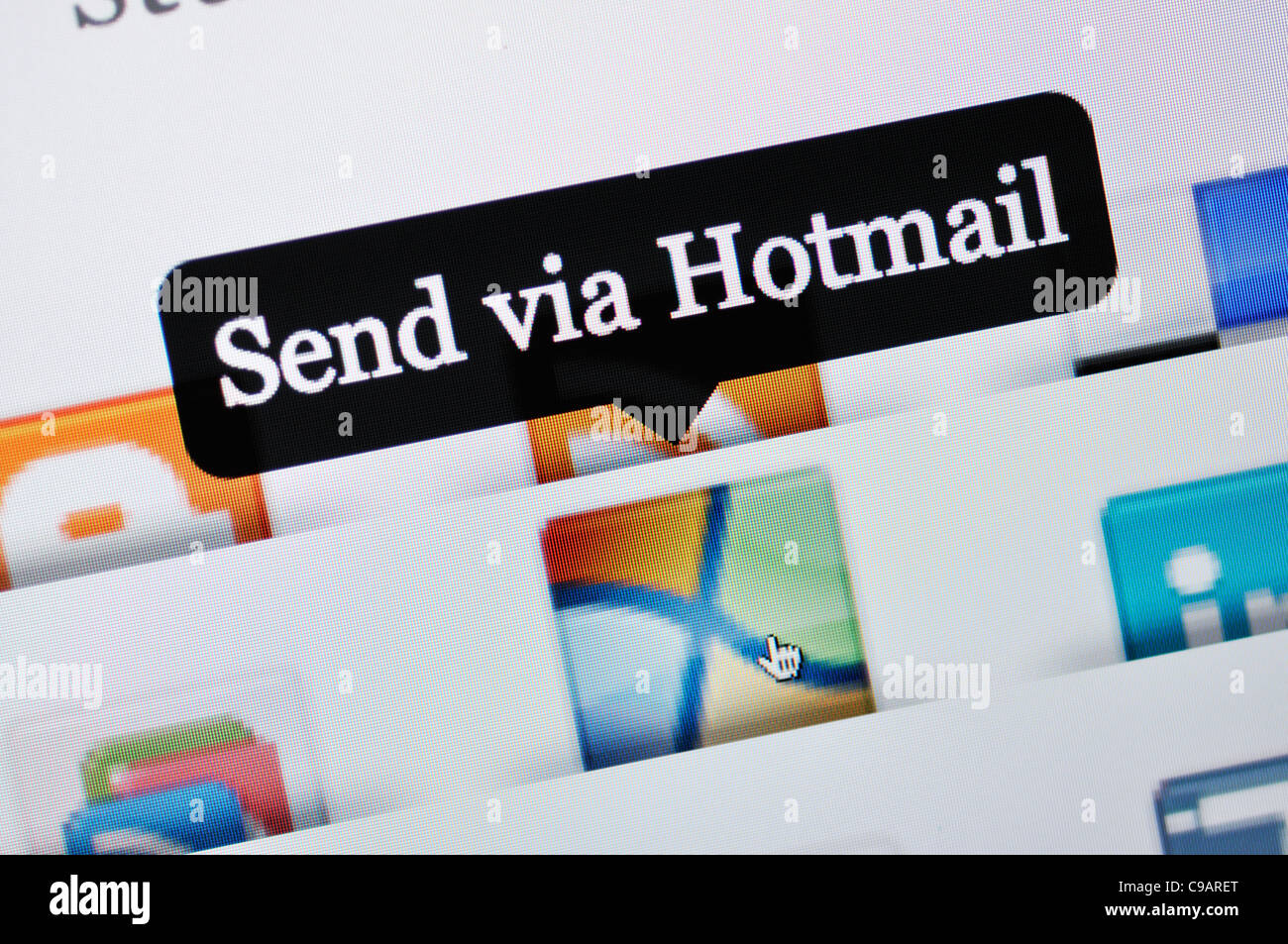 Hotmail email website Stock Photo - Alamy