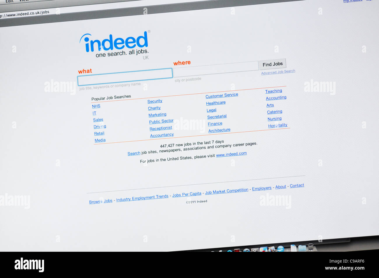 Indeed job search website Stock Photo - Alamy