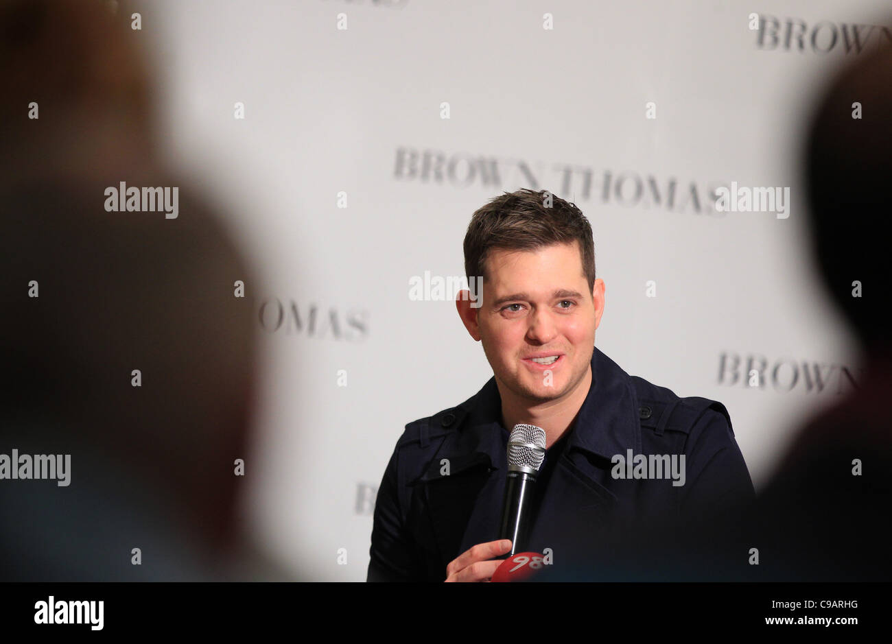 Multi-platinum Canadian singer Michael Buble in Dublin, Ireland Stock ...