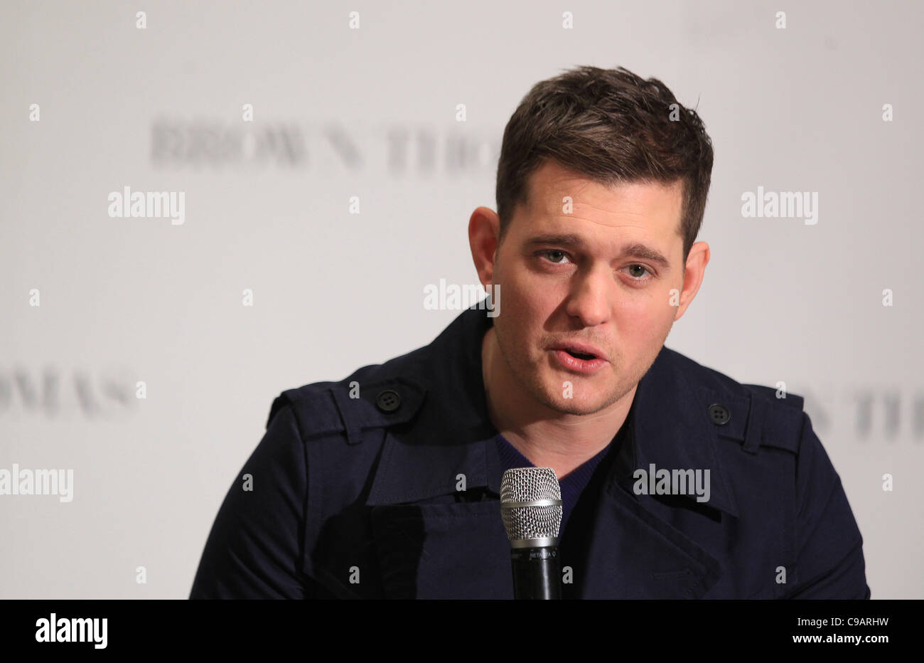 Multi-platinum Canadian singer Michael Buble in Dublin, Ireland Stock ...