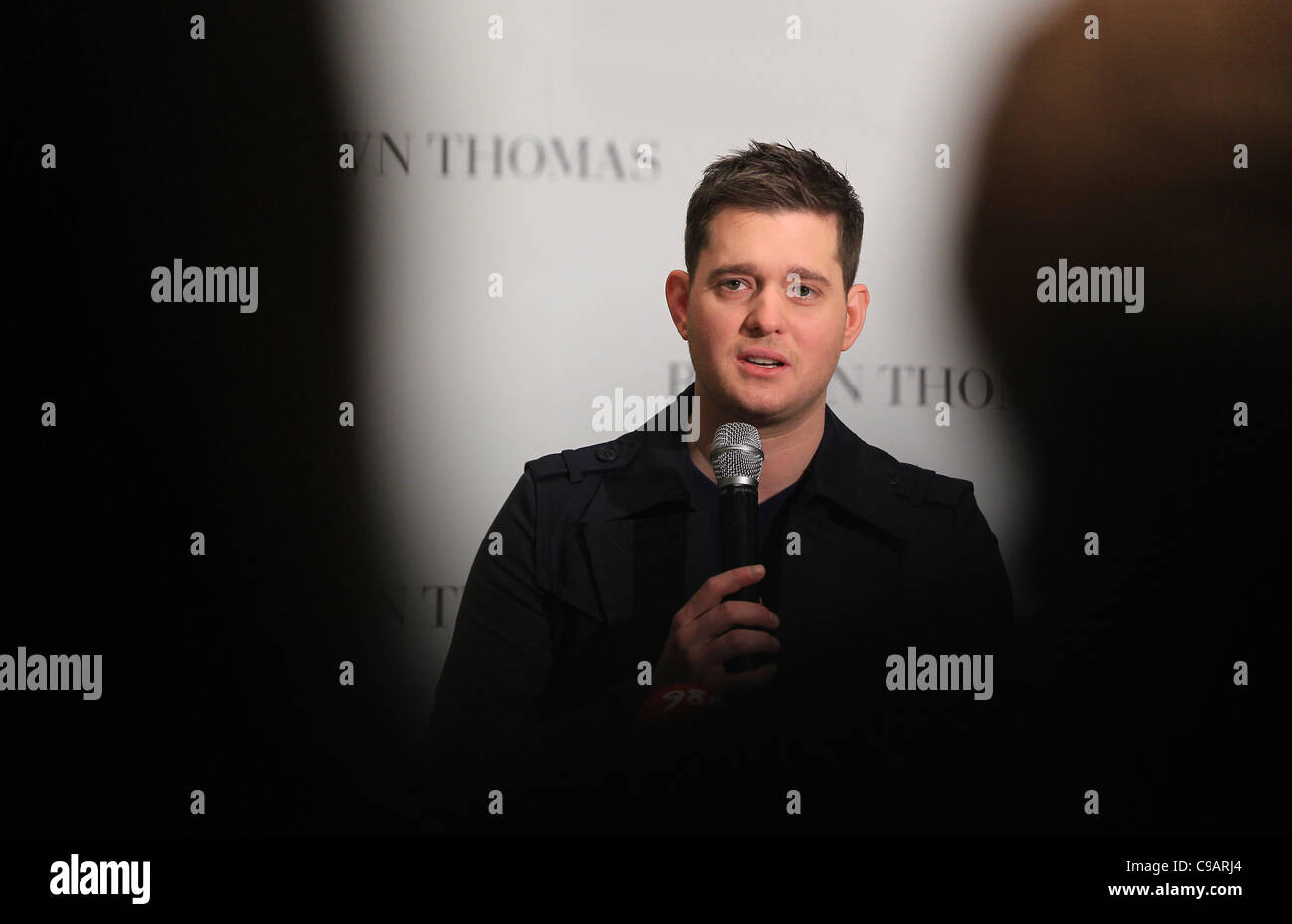 Multi-platinum Canadian singer Michael Buble in Dublin, Ireland Stock ...