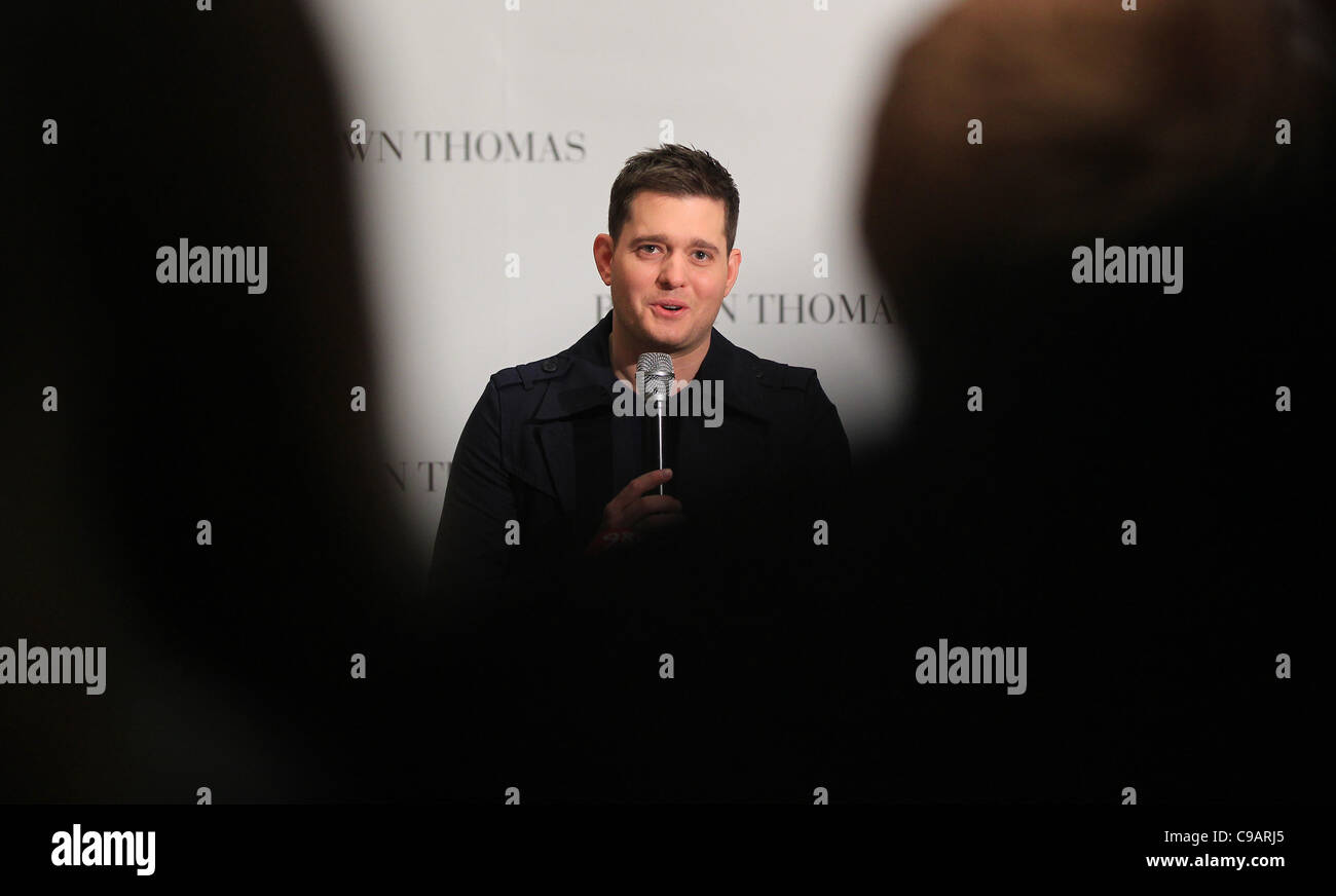 Multi-platinum Canadian singer Michael Buble in Dublin, Ireland Stock ...