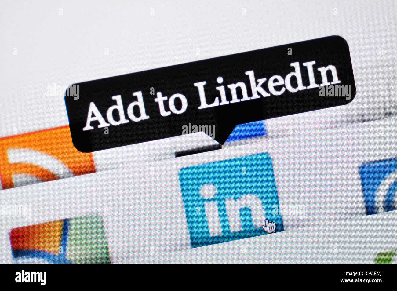 Linkedin website online screenshot screen hi-res stock photography and ...