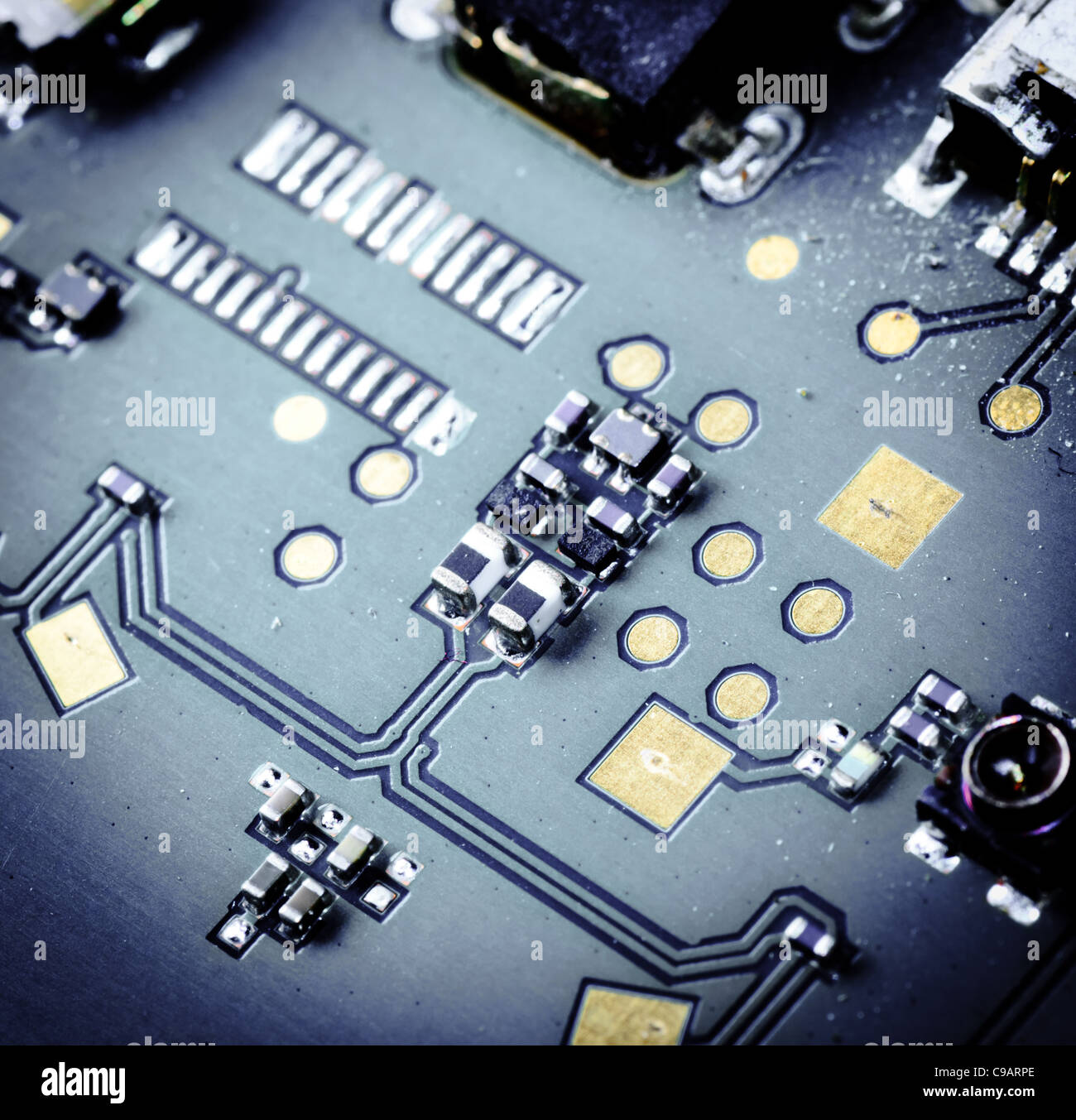 industry electronic circuit board background of cell phone Stock Photo ...